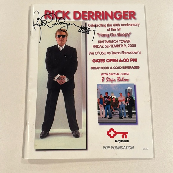 Other | Rick Derringer Signed Autograph | Poshmark